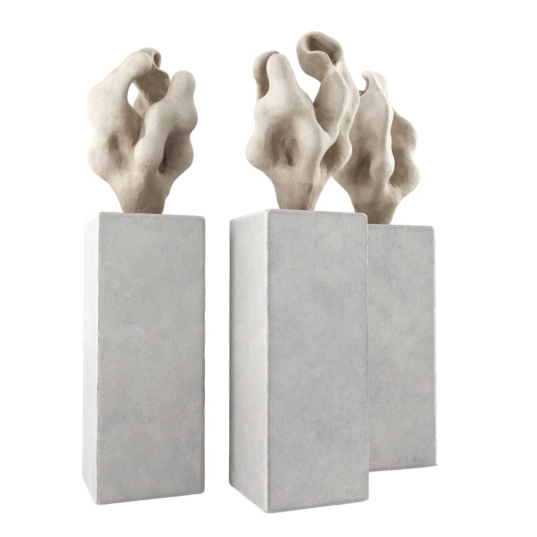 3D Abstract Coral Art Sculpture Model - TurboSquid 2214830