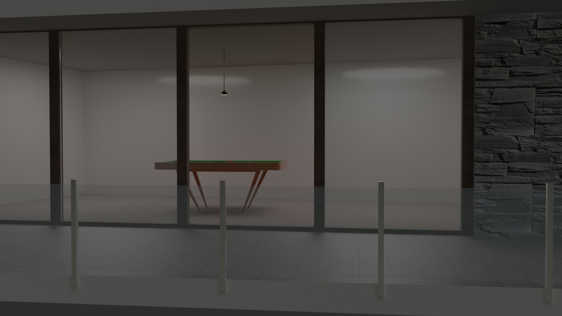 3D low poly building with interior - TurboSquid 2000981