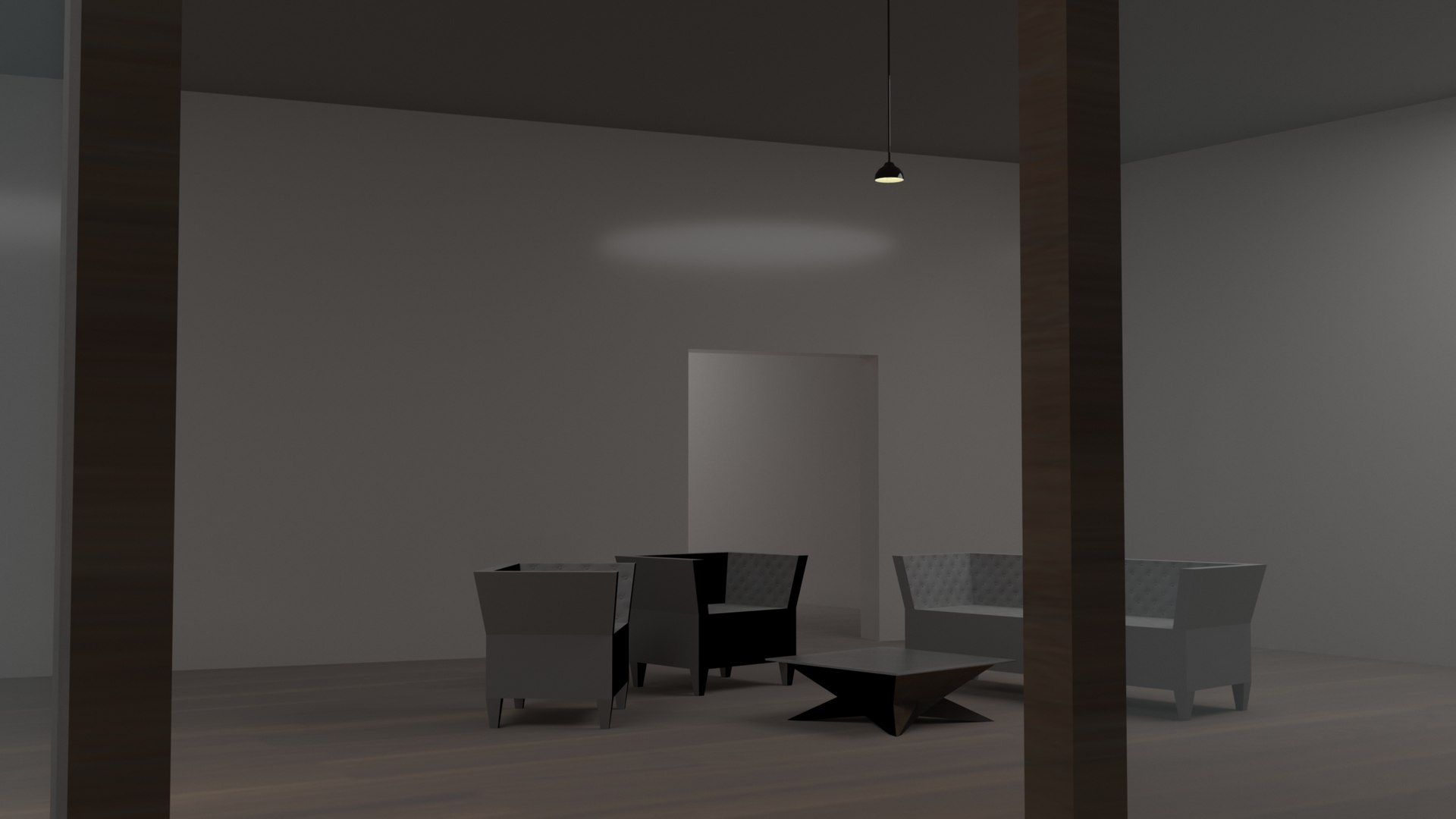 3D low poly building with interior - TurboSquid 2000981