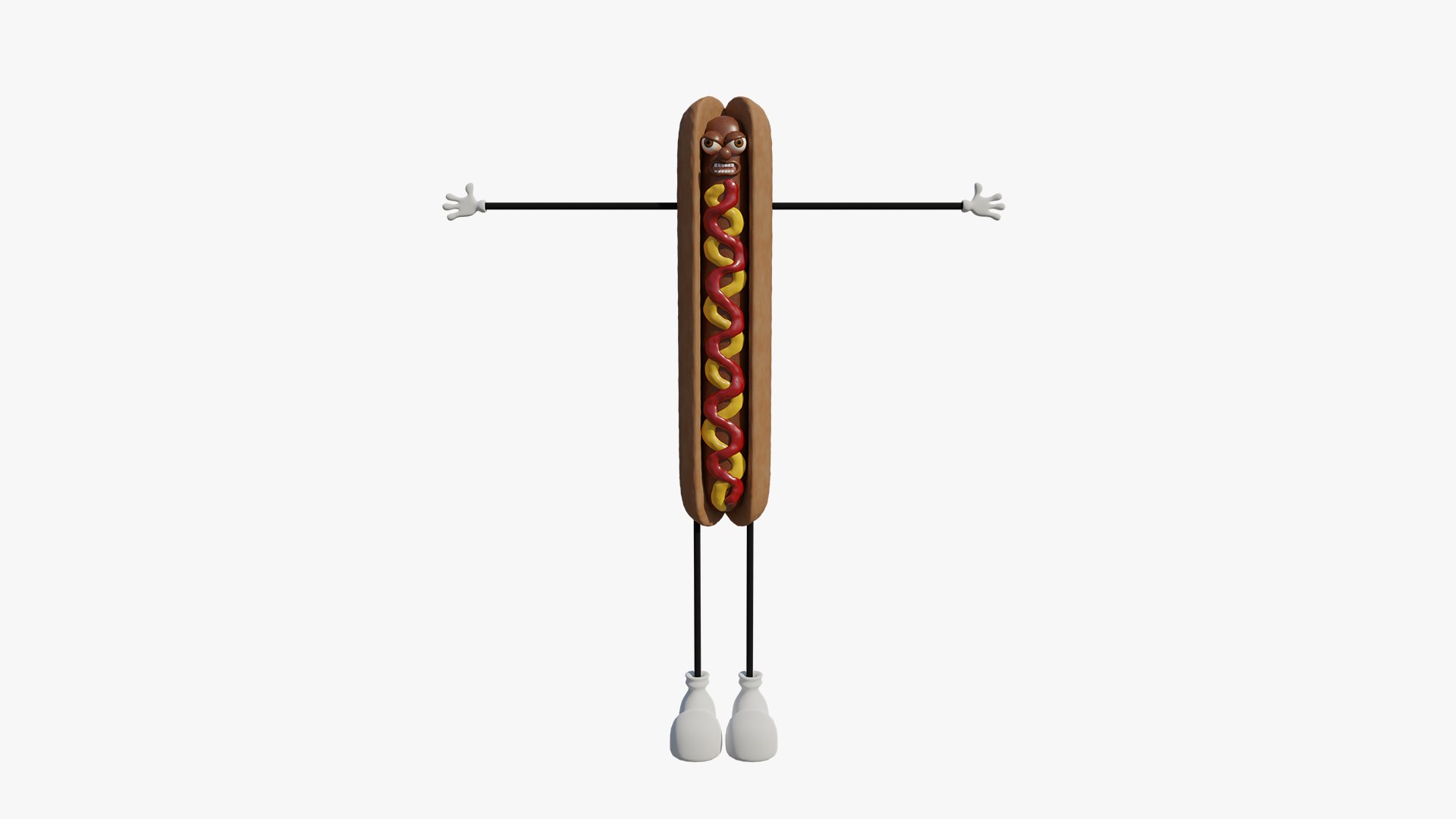 3D HOT DOG - TurboSquid 1909785