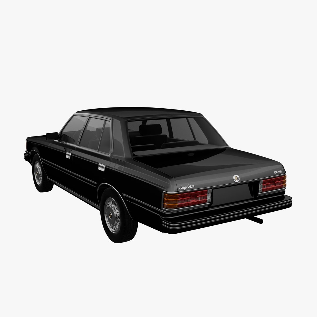 3D Toyota Crown Model - TurboSquid 2041827