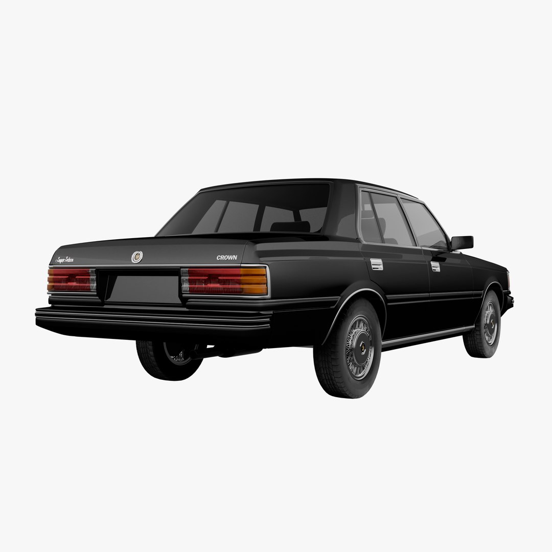 3D Toyota Crown Model - TurboSquid 2041827