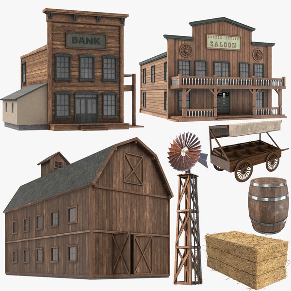 Western House 3D Models for Download | TurboSquid