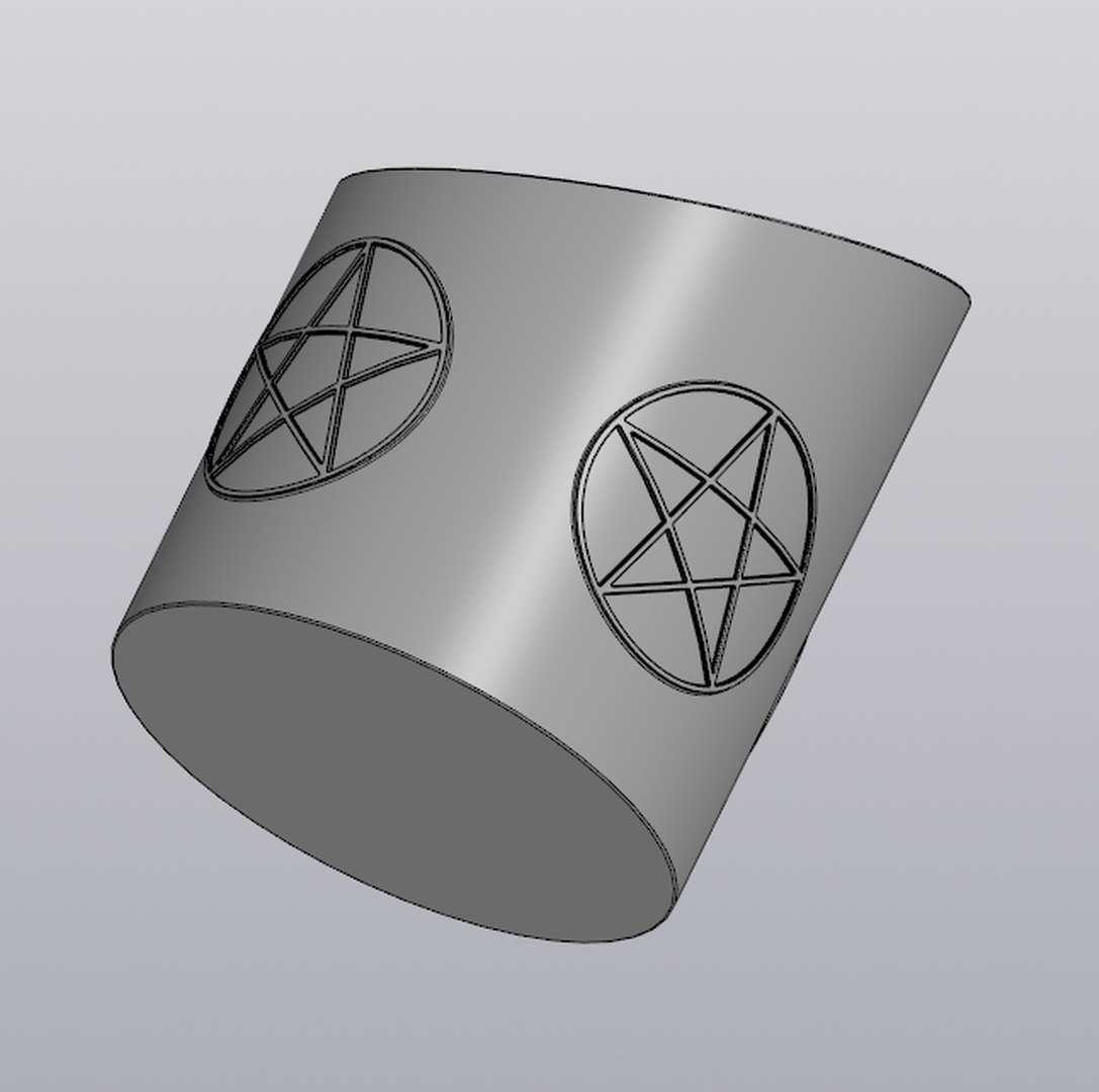 3D Pentagram Penholder - TurboSquid 1960569