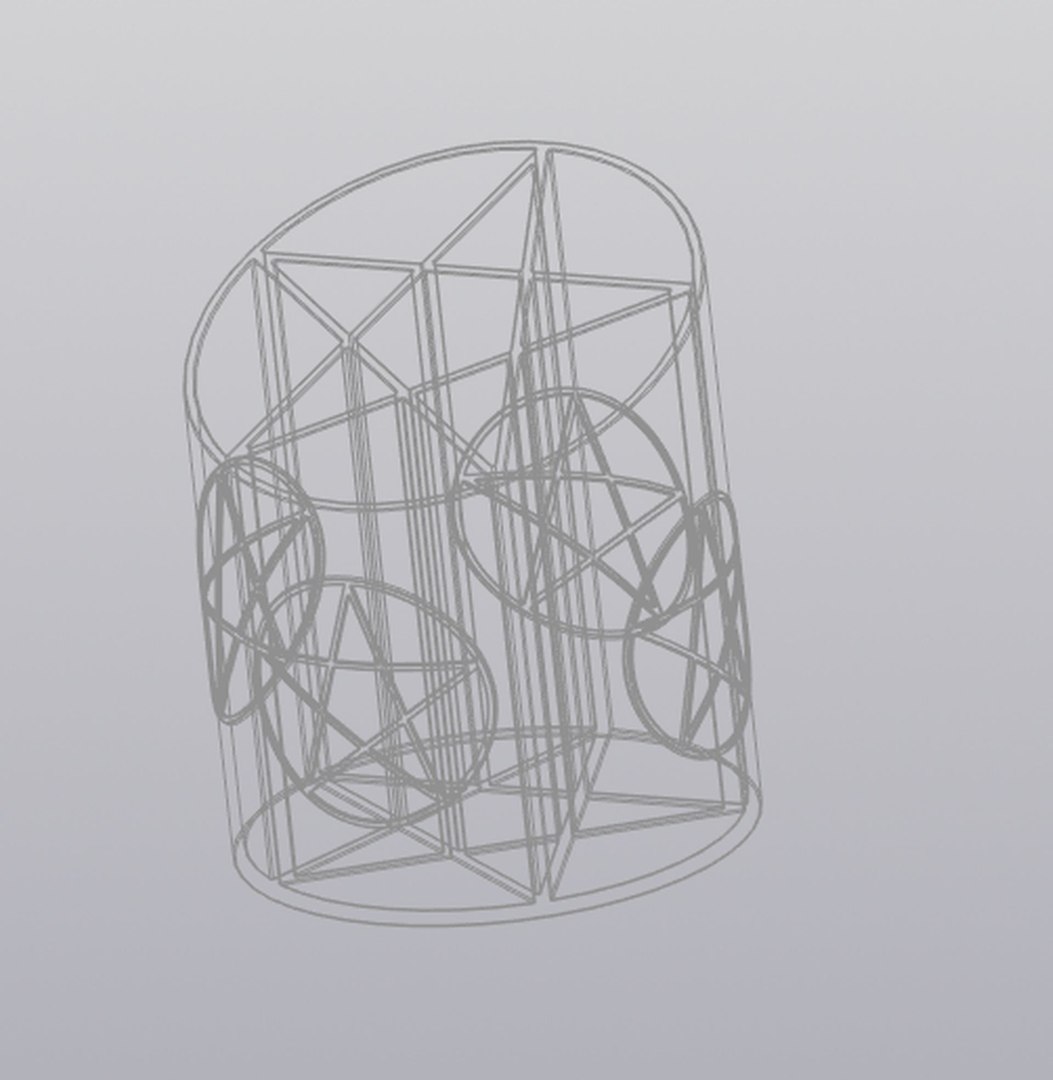 3D Pentagram Penholder - TurboSquid 1960569