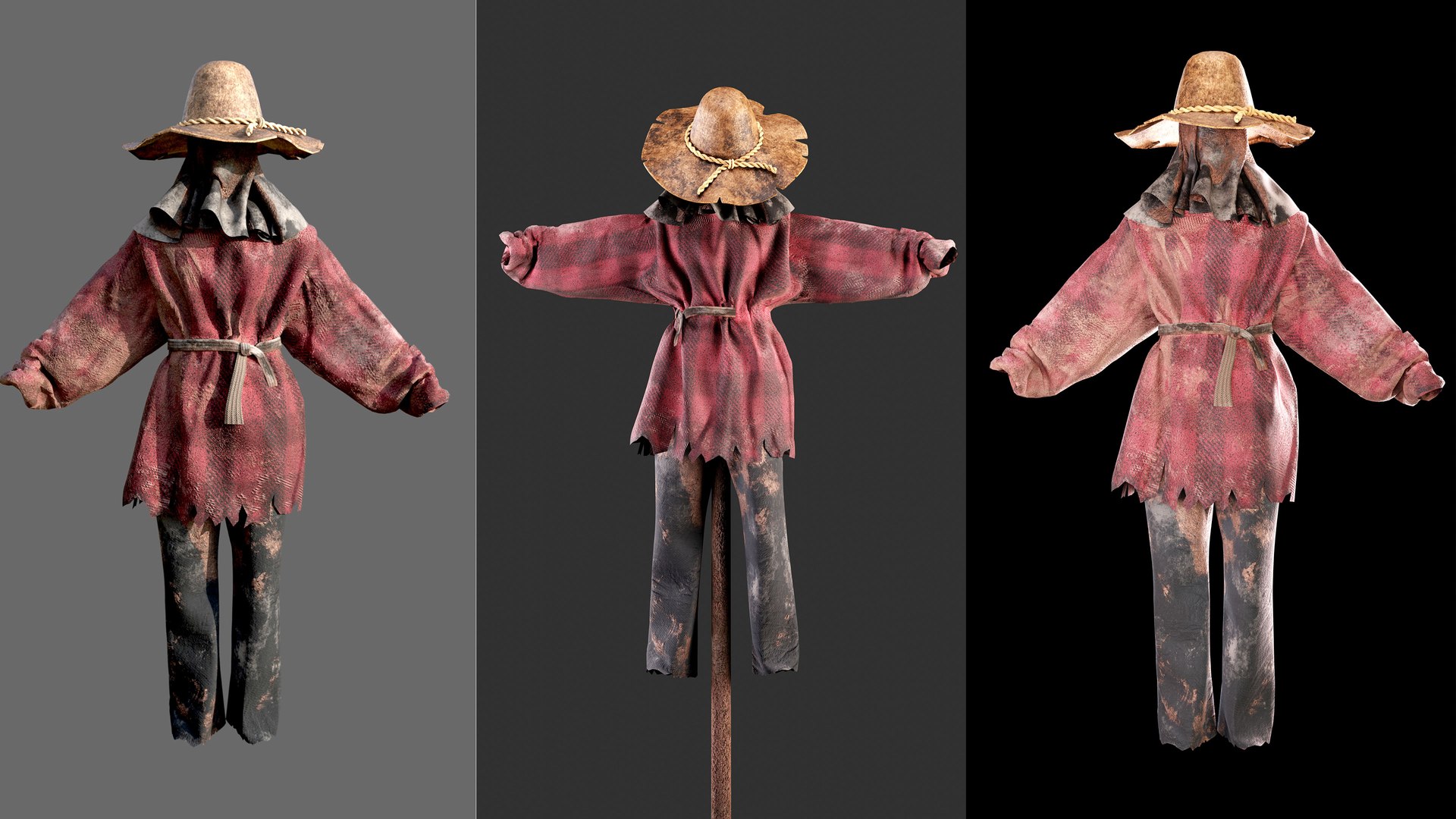 3D Halloween Scarecrow - TurboSquid 1977742