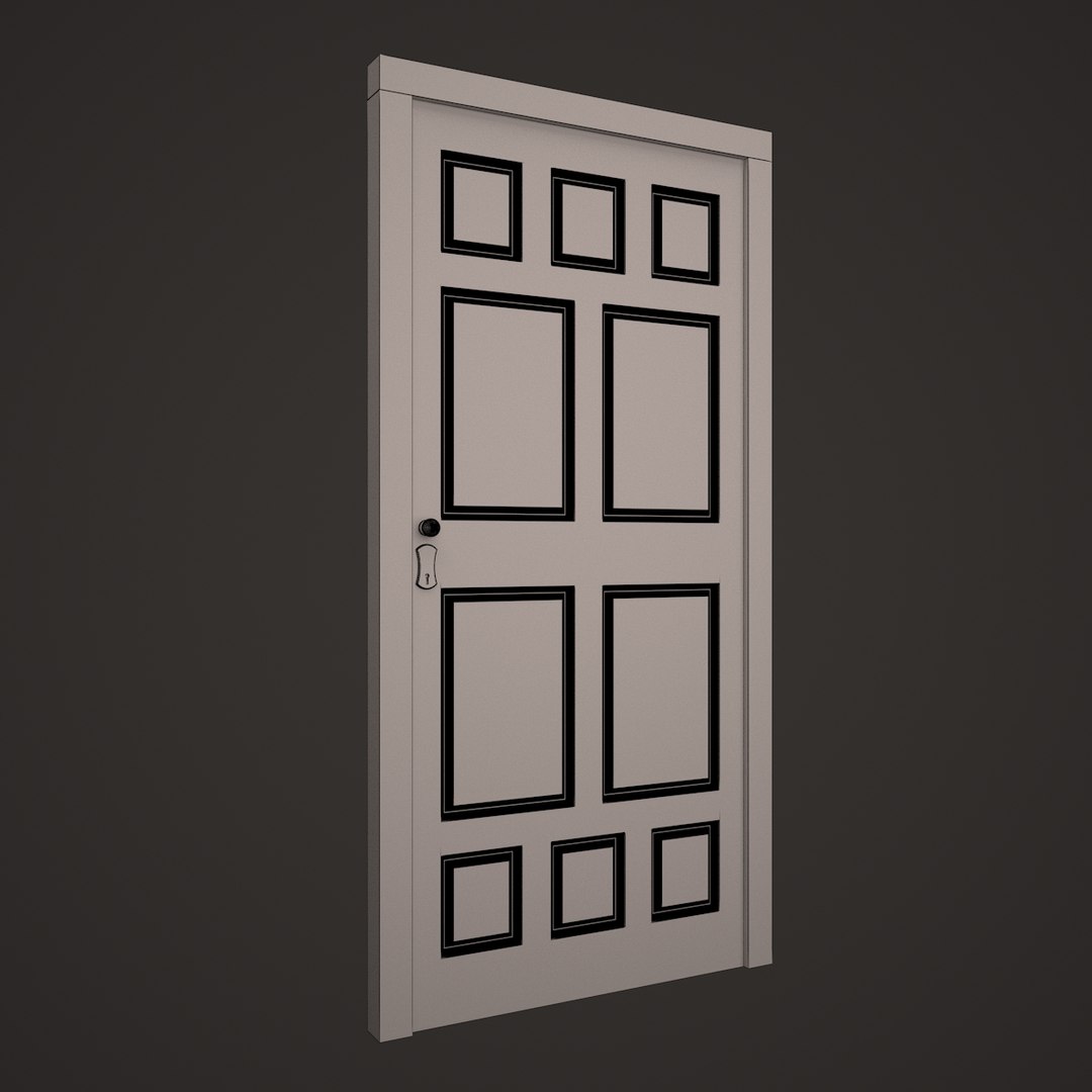 Multiple design door wood 3D model - TurboSquid 1594384