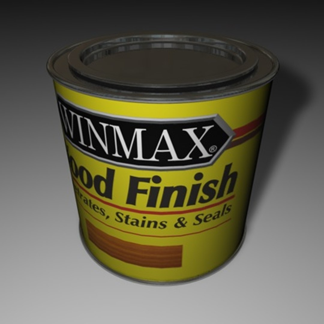 Wood Stain Paint 3d Model