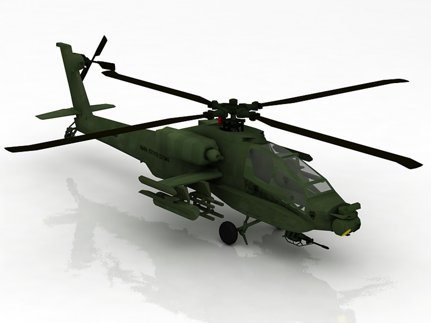 AH-64 Apache 3D model - TurboSquid 1783535