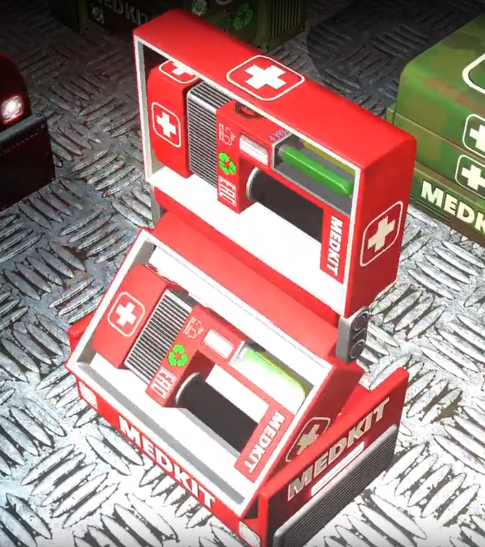 3D Model Medkit Box Crate - TurboSquid 1449994