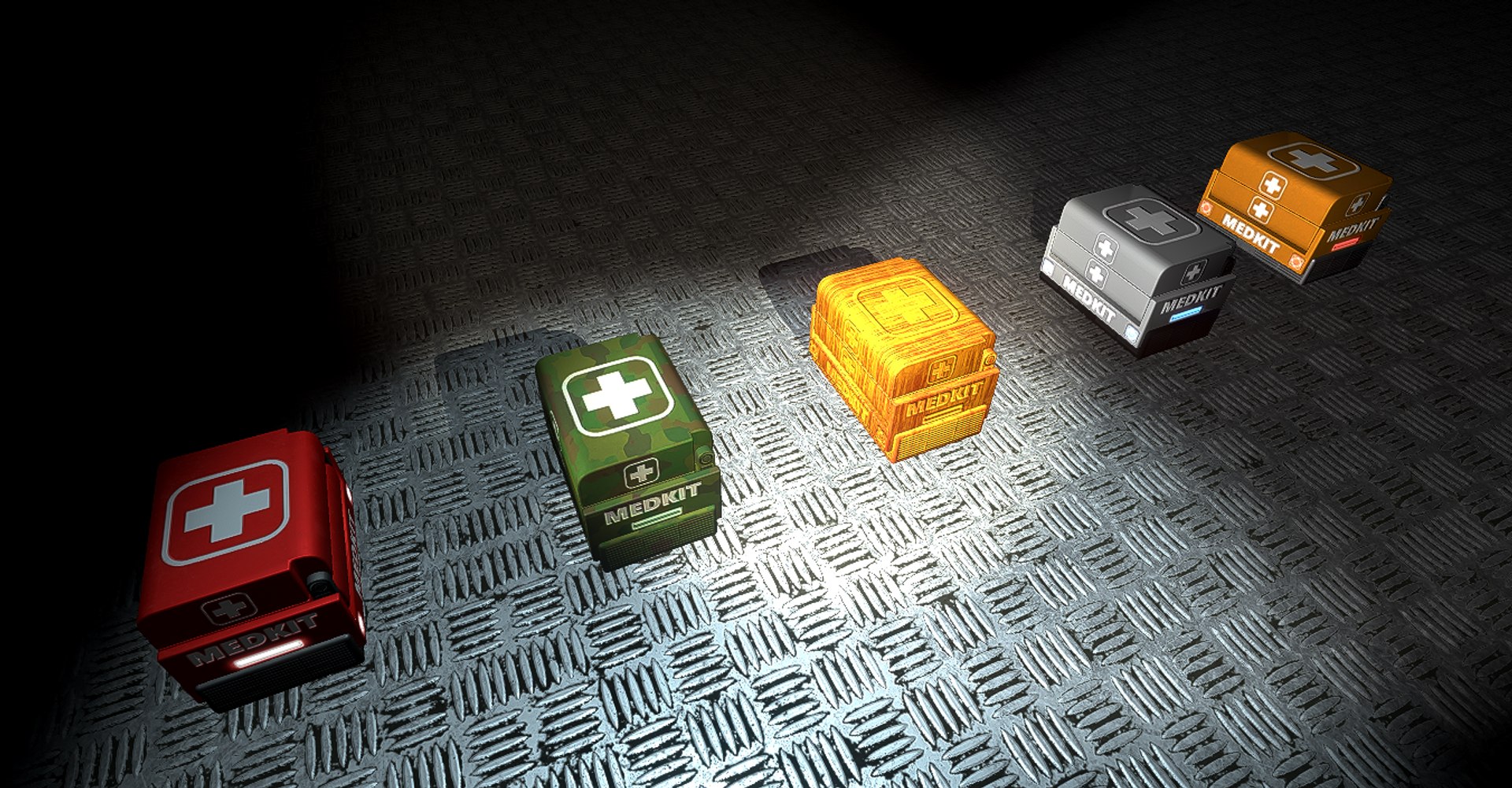 3D Model Medkit Box Crate - TurboSquid 1449994