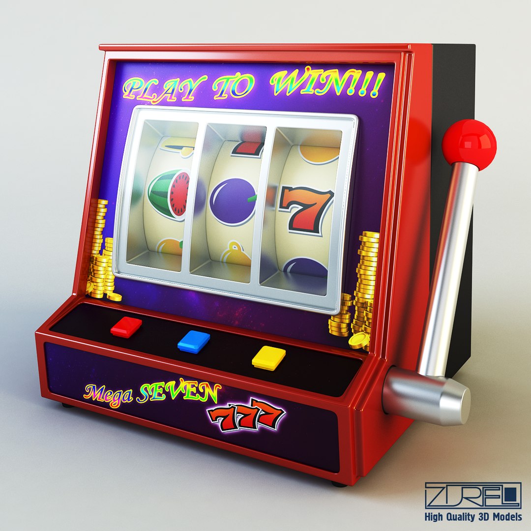 3d Gaming Machine Model