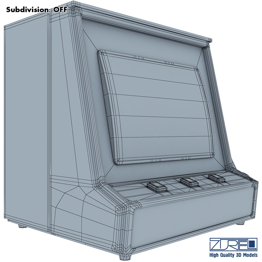 3d Gaming Machine Model