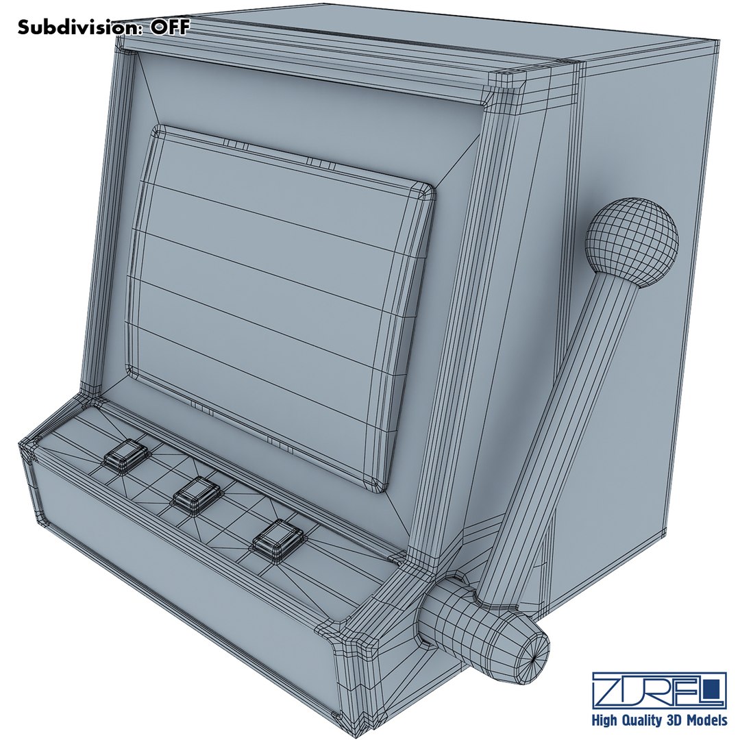 3d Gaming Machine Model