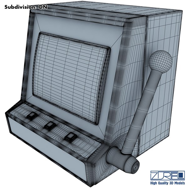 3d gaming machine model