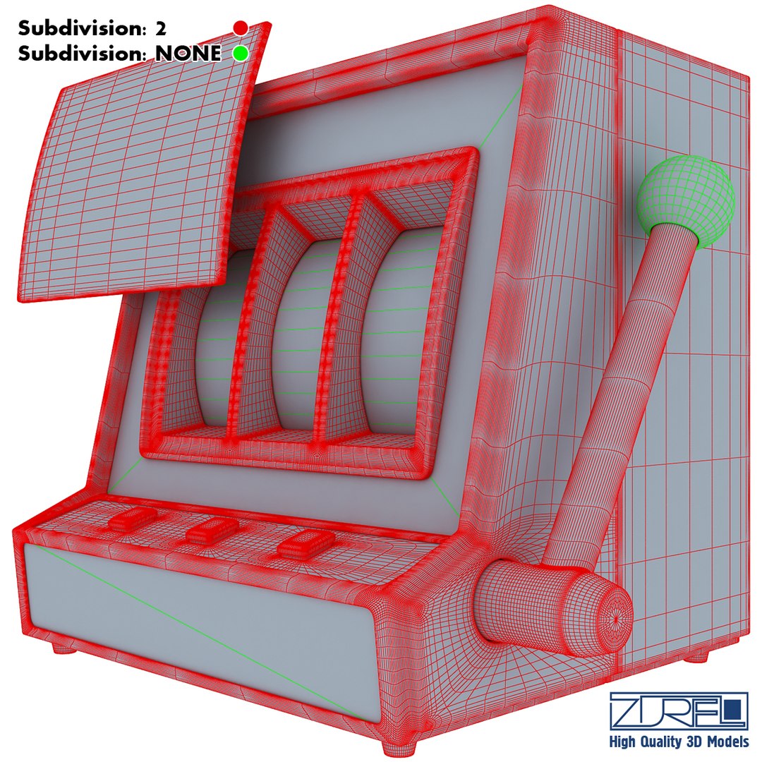 3d Gaming Machine Model