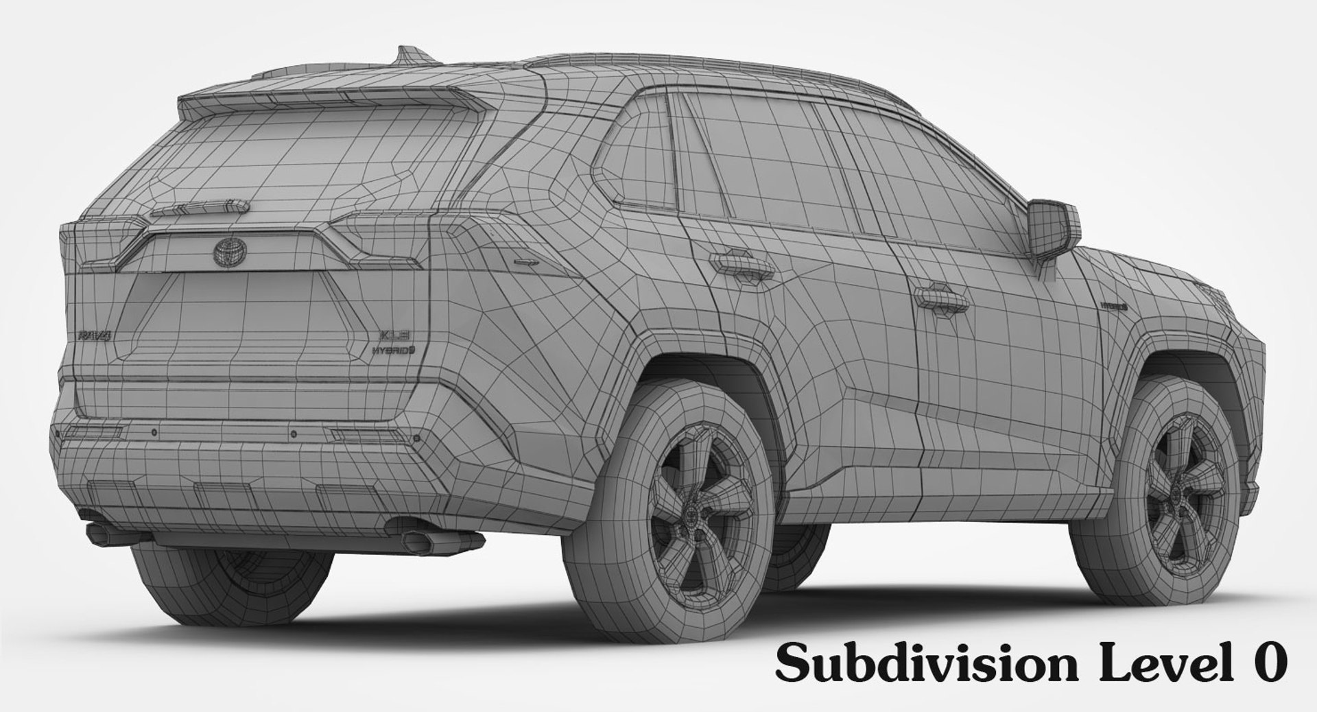 Toyota Rav4 Hybrid Model - TurboSquid 1421252