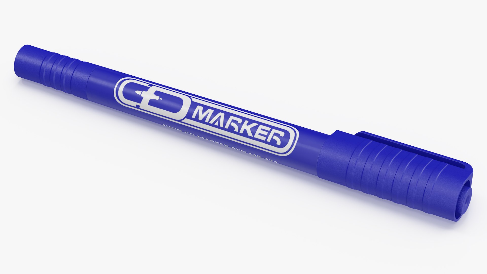 3D Permanent Marker Ultra Fine Tip Blue - TurboSquid 1951110