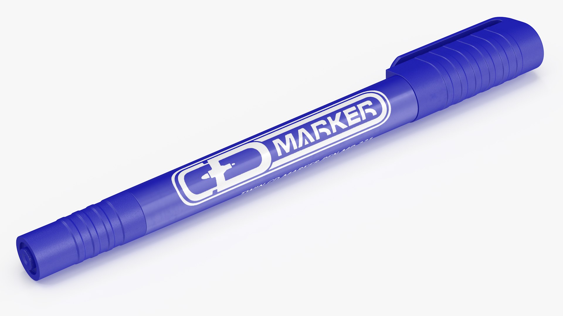 3D Permanent Marker Ultra Fine Tip Blue - TurboSquid 1951110