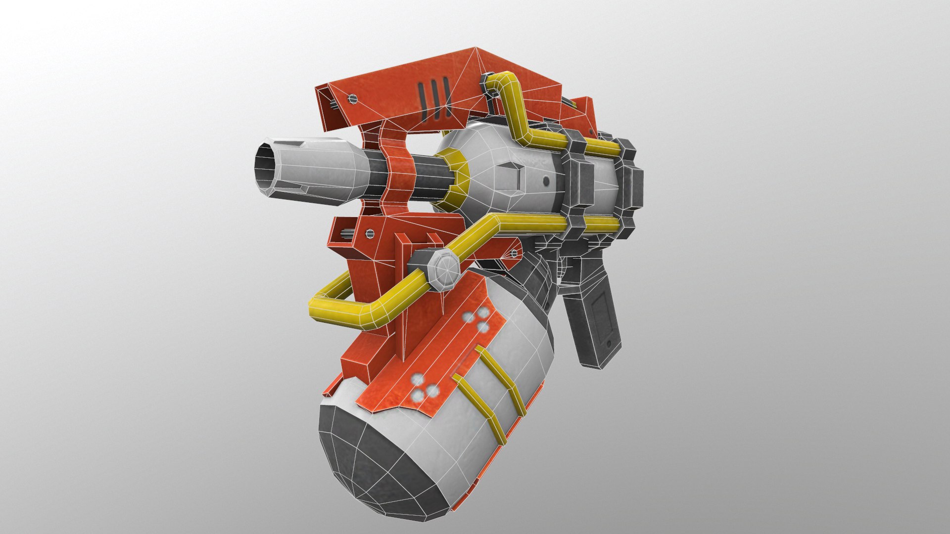 3D Hand Flame Gun Level 2 - TurboSquid 2186813