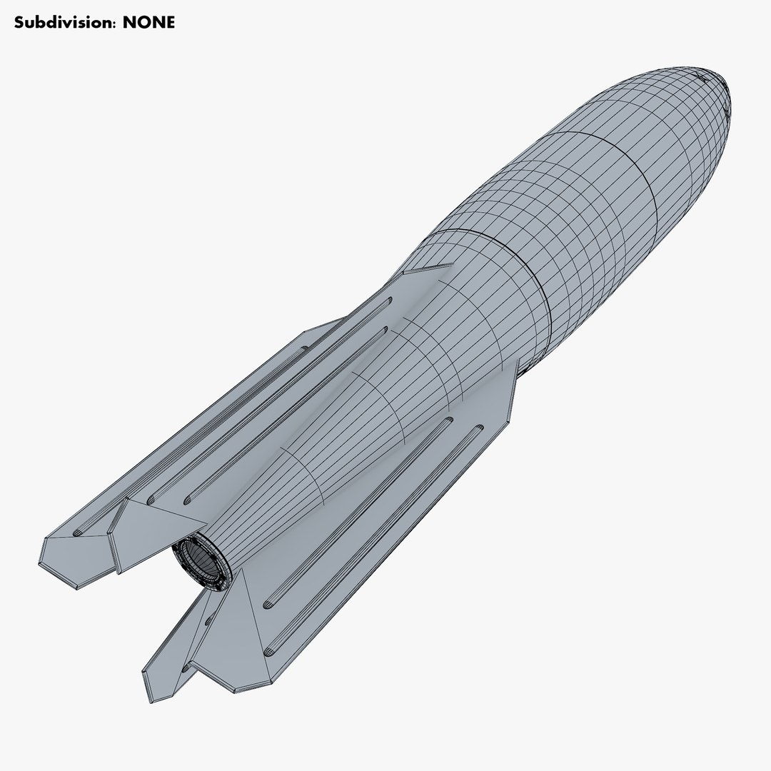 3D Generic Rocket V 1 Model - TurboSquid 1539551