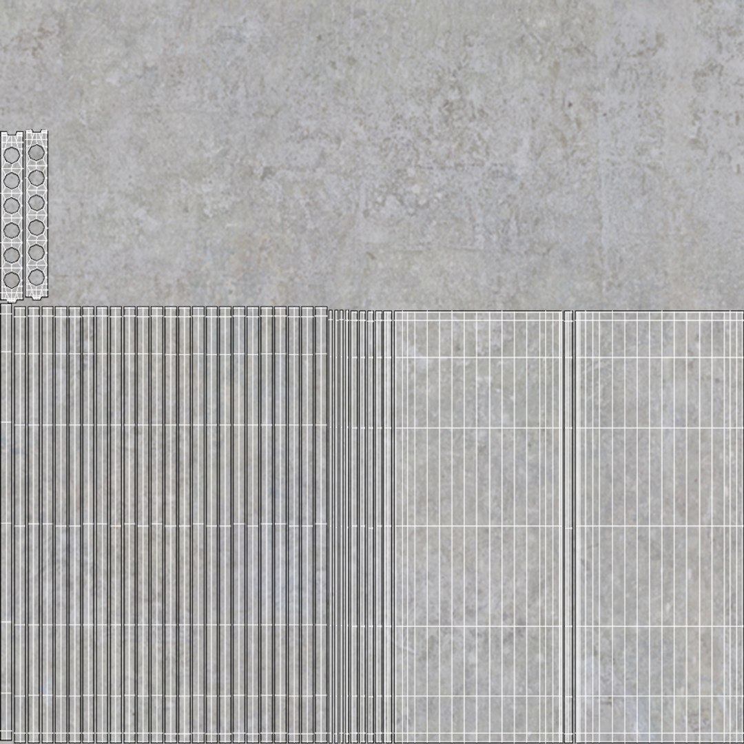 3D Concrete Slab Model - TurboSquid 2142029