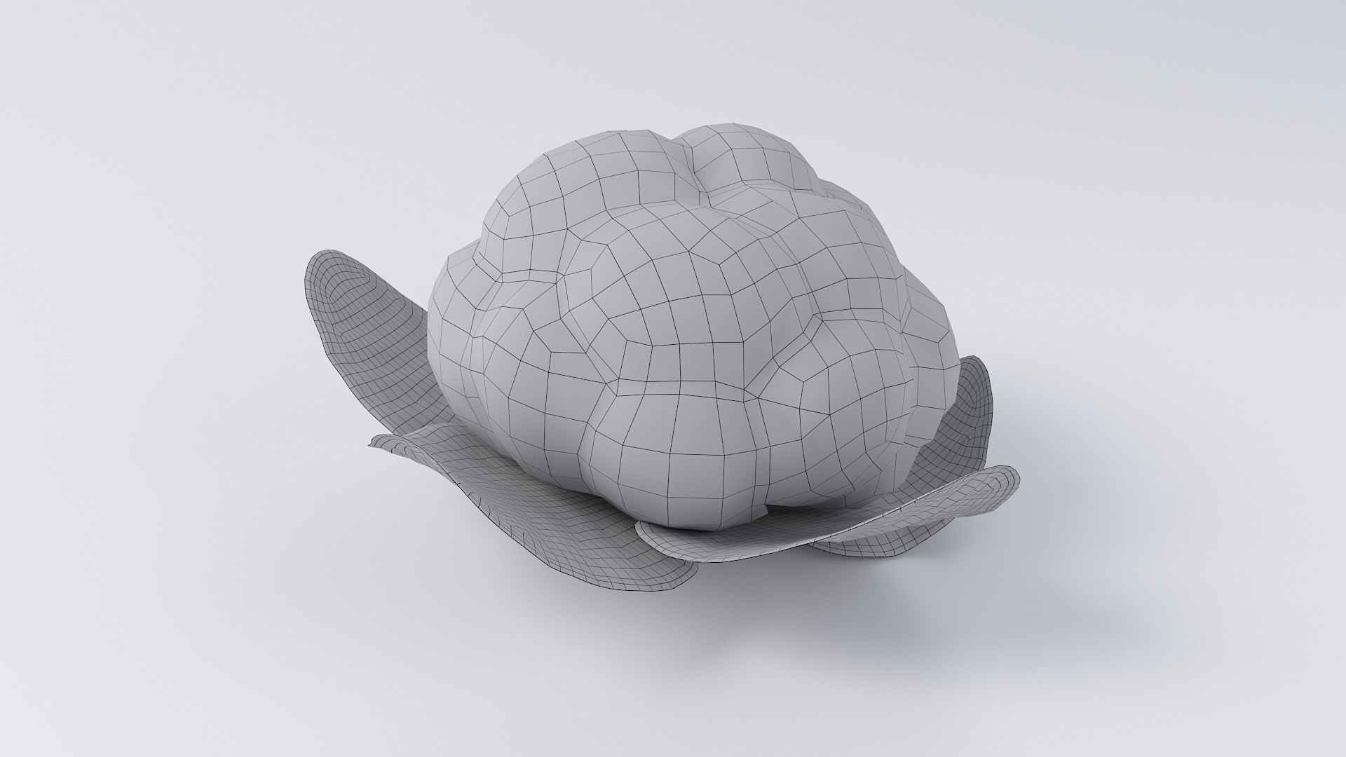 Cartoon Cauliflower 3D - TurboSquid 2078430