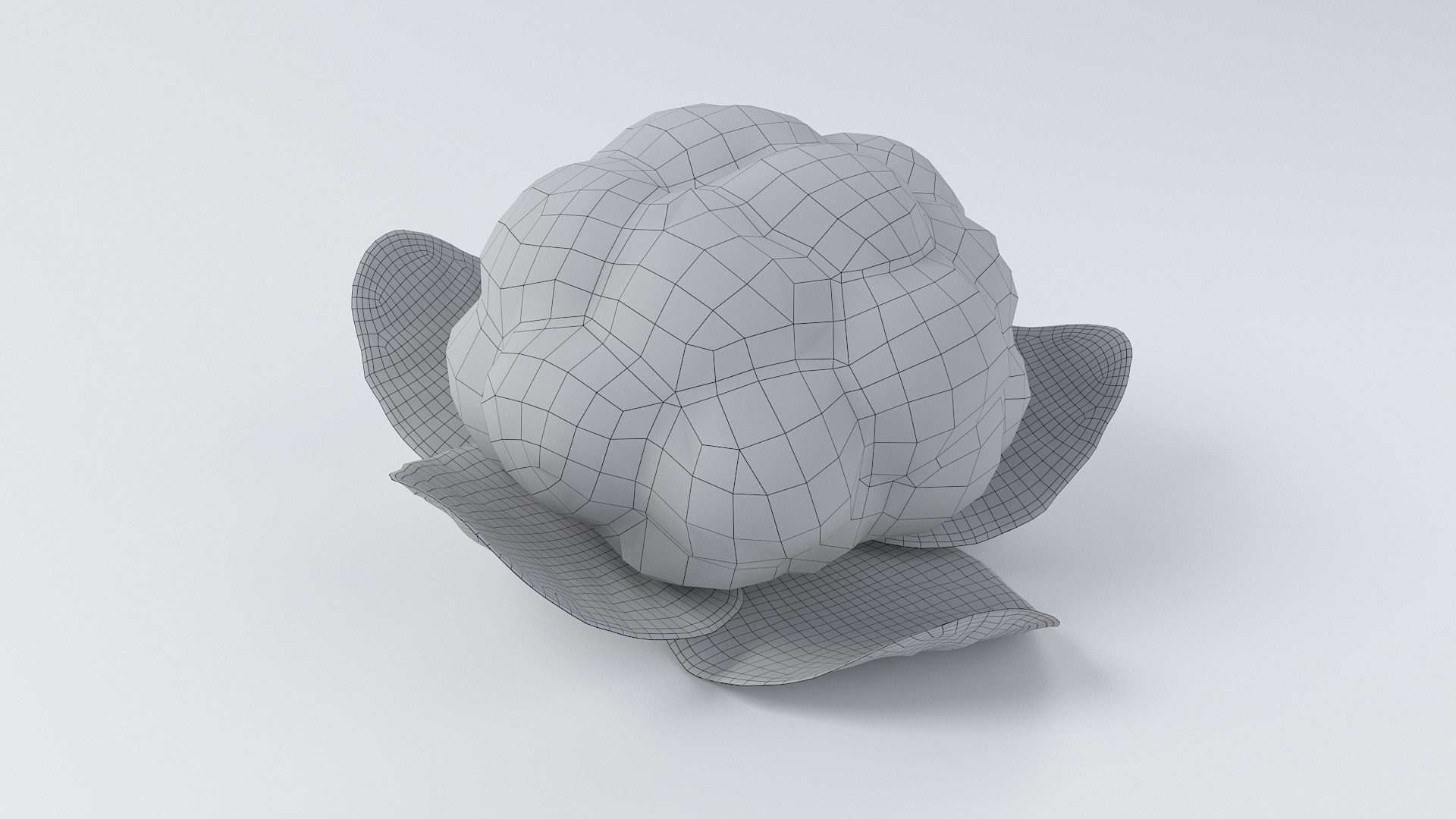 Cartoon Cauliflower 3D - TurboSquid 2078430