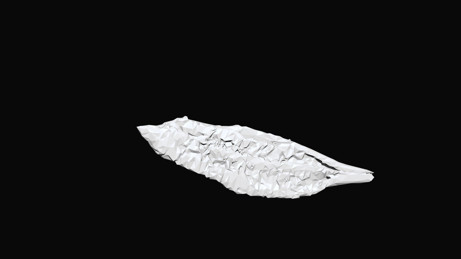 Grilled Eel 3D CT Scan Model Decimate 1 Percent Model - TurboSquid 1965586