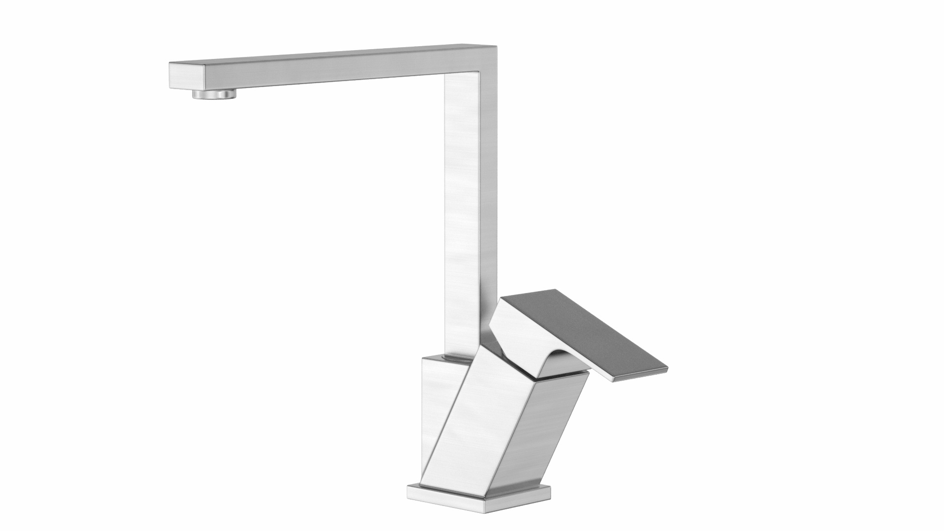 Angular Single Lever Kitchen Mixer Tap 3D - TurboSquid 1724222