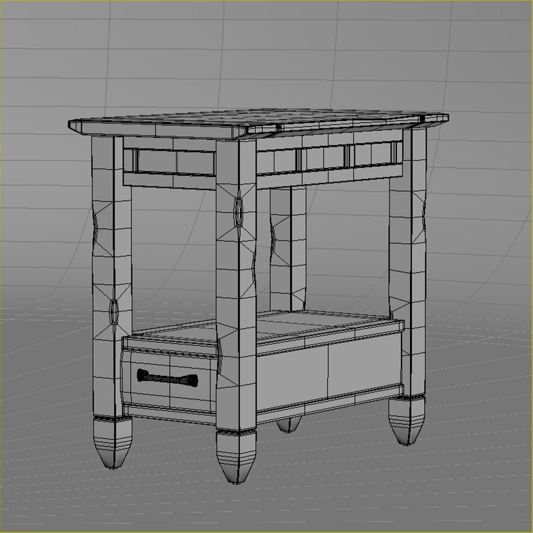 3D Atkinson End Table - TurboSquid 1260273