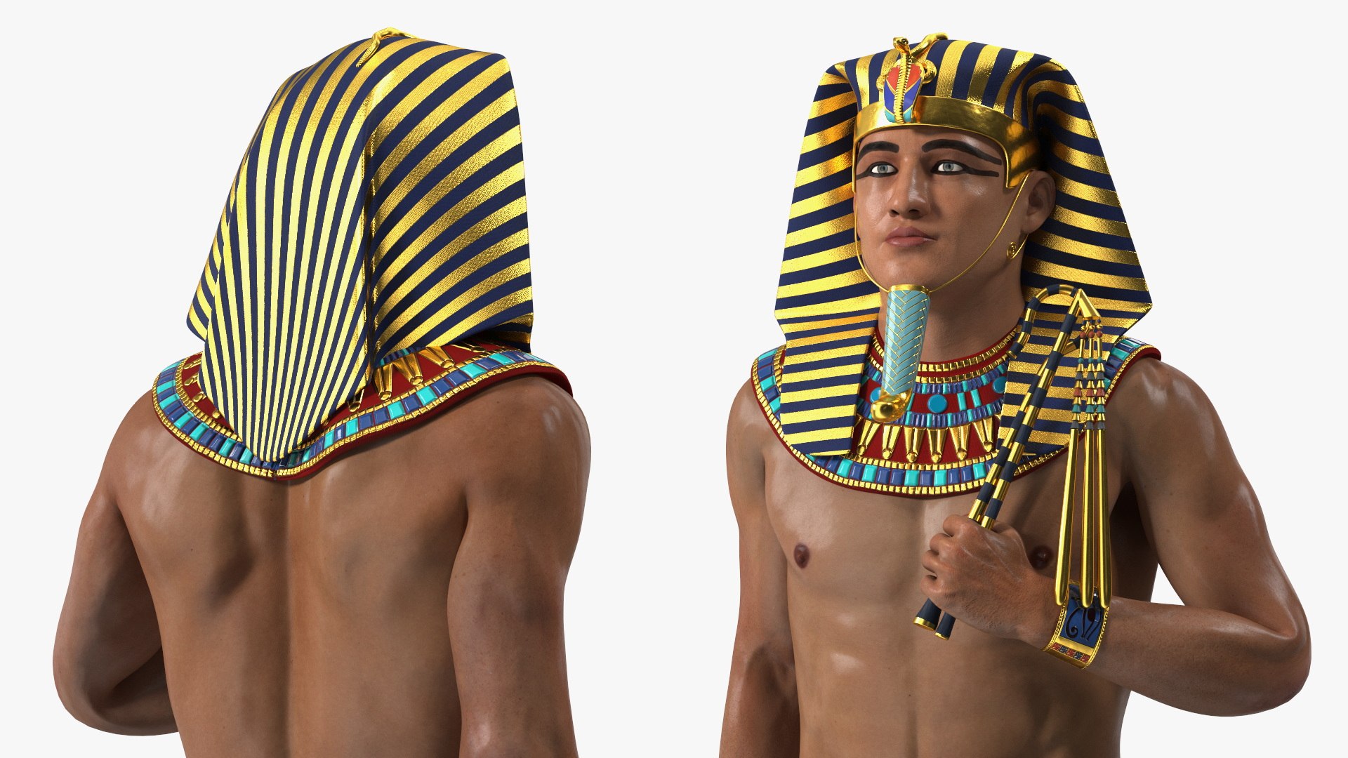 Egypt Pharaoh Standing model - TurboSquid 2083588