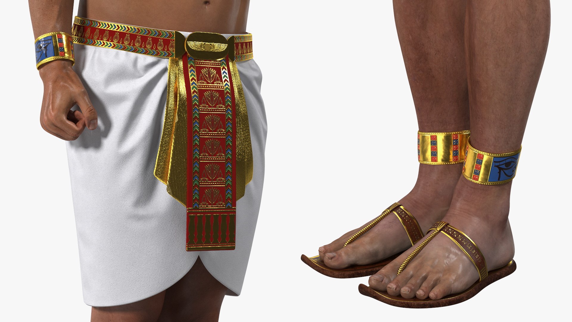 Egypt Pharaoh Standing model - TurboSquid 2083588