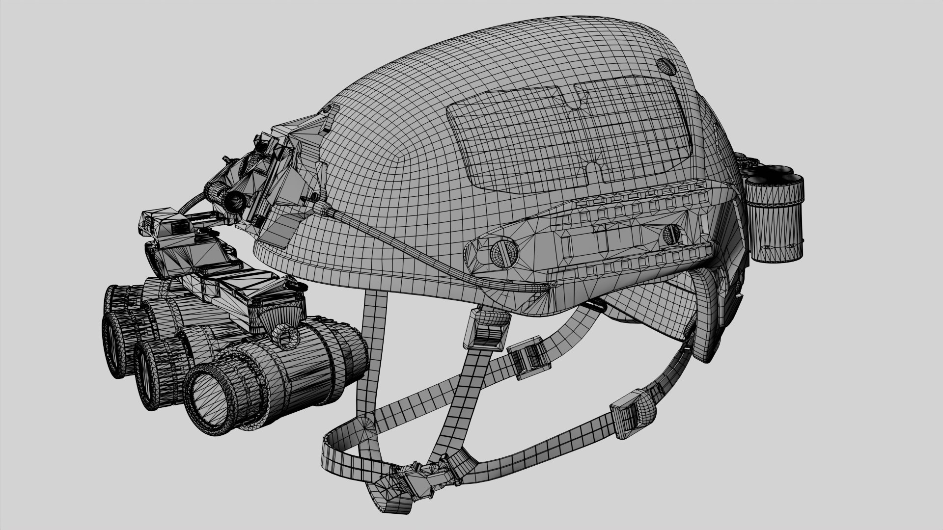 3D Model Airframe And GPNVG-18 Night Vision Device - TurboSquid 2029415