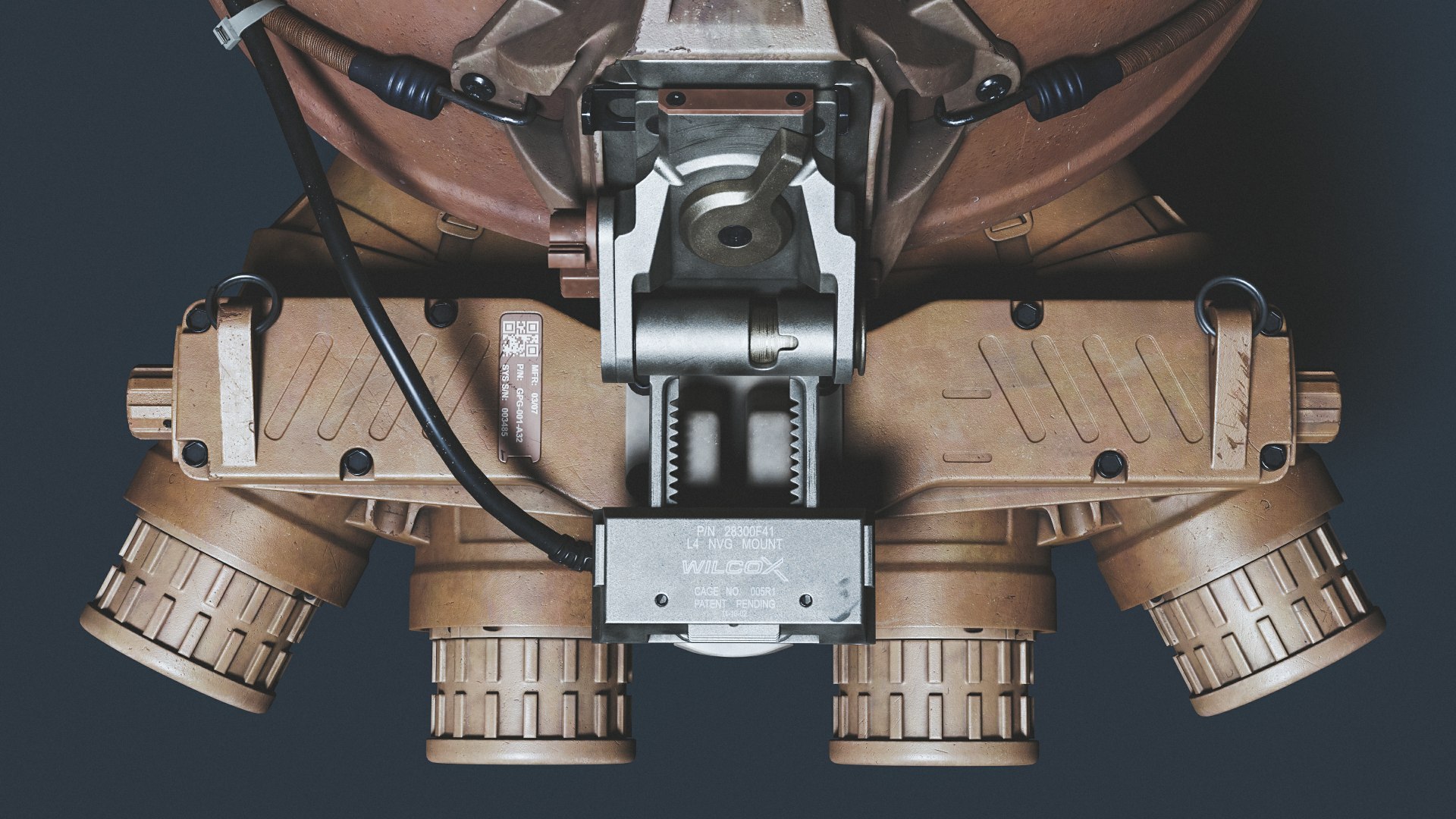 3D Model Airframe And GPNVG-18 Night Vision Device - TurboSquid 2029415