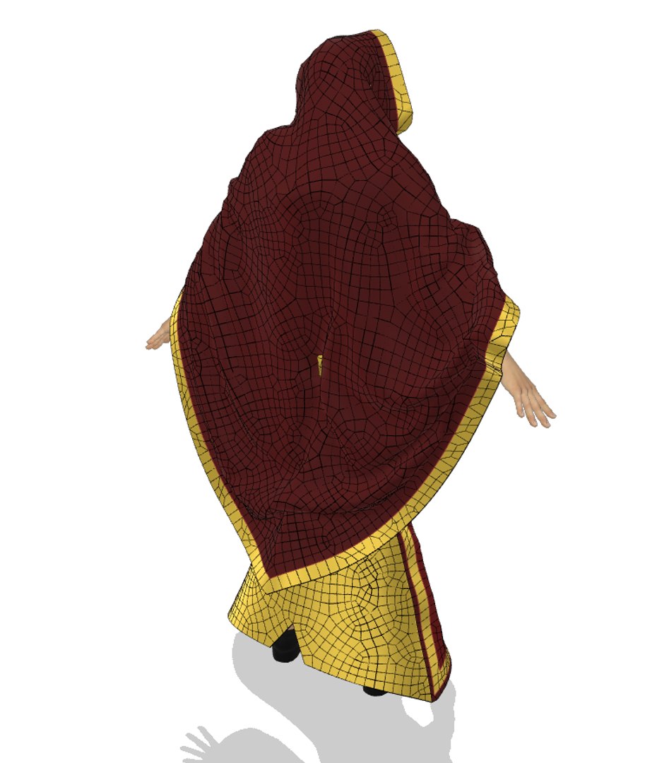 3D Model Robe Mage - TurboSquid 1536091