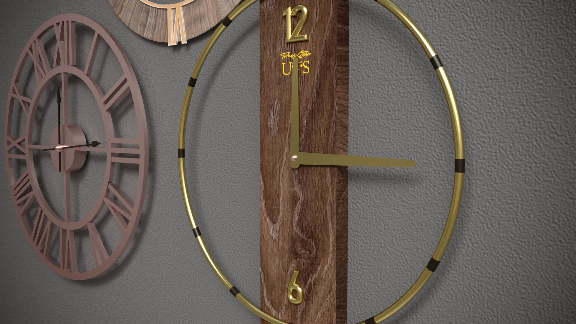 3D Wall Clocks Model - TurboSquid 2185395
