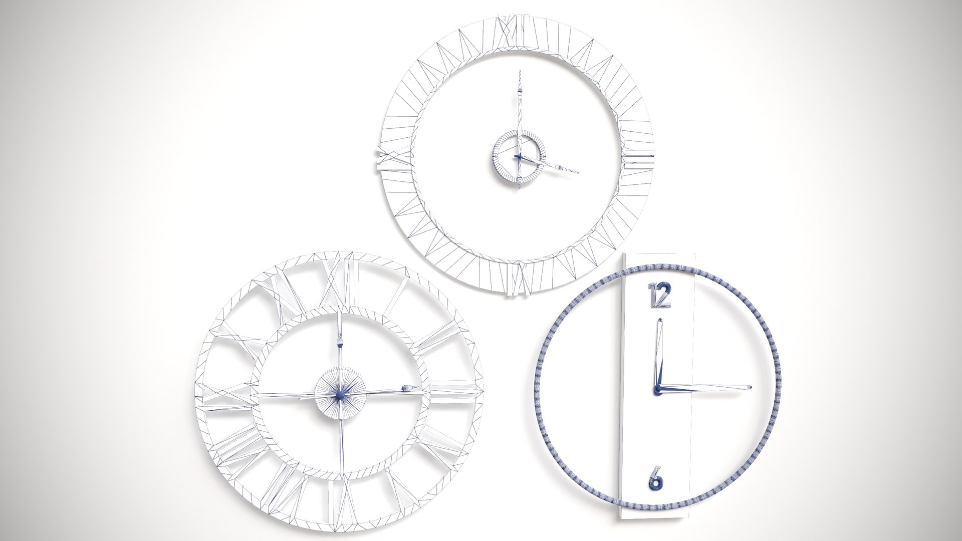3D Wall Clocks Model - TurboSquid 2185395