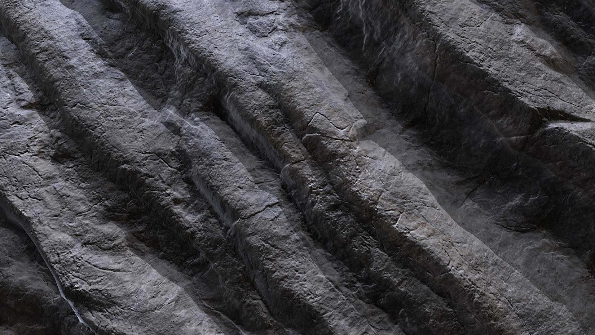 Tileable Rock Surface 4x4 Meters Game Ready 3D Model - TurboSquid 2511619