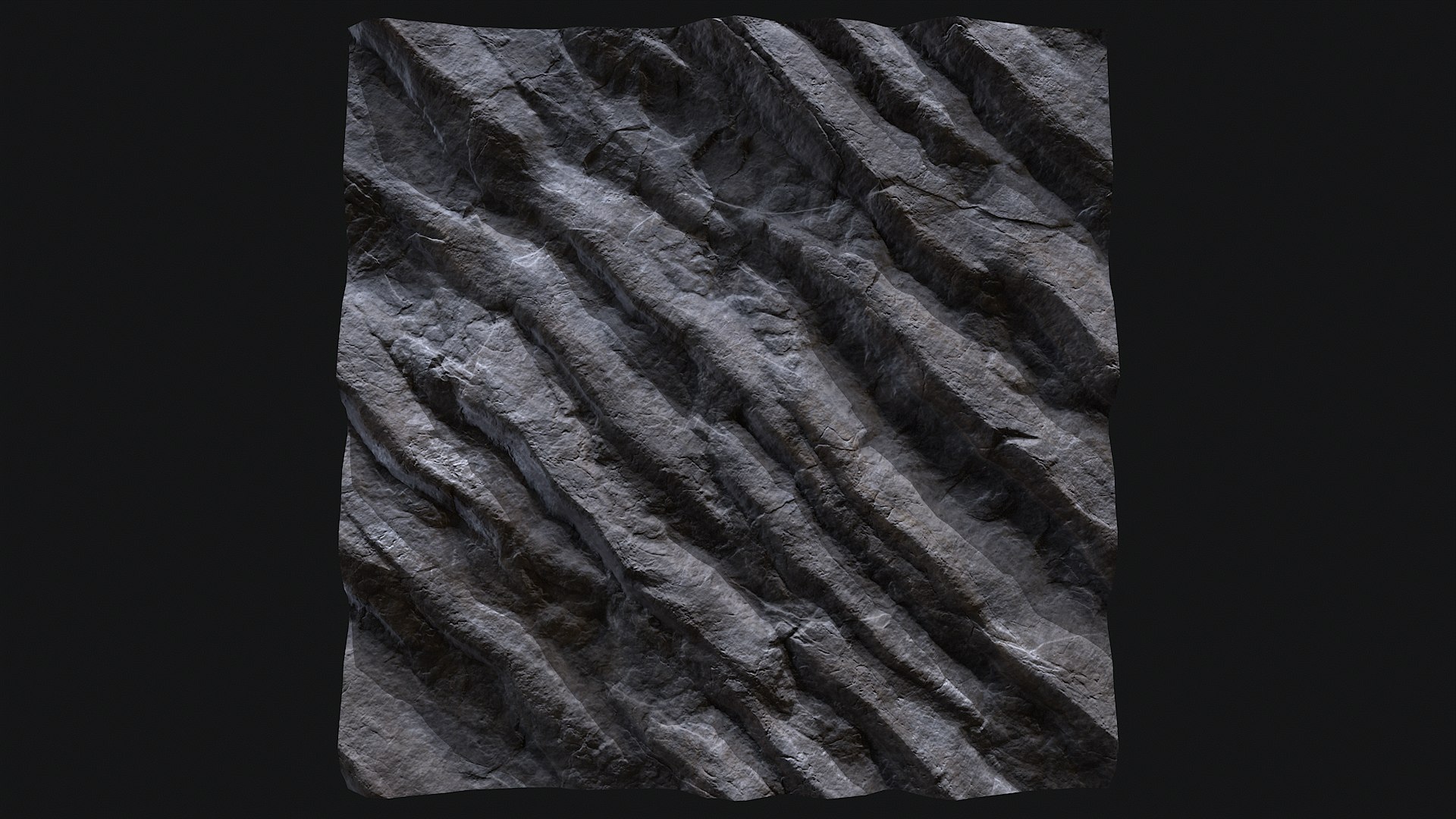 Tileable Rock Surface 4x4 Meters Game Ready 3D Model - TurboSquid 2511619