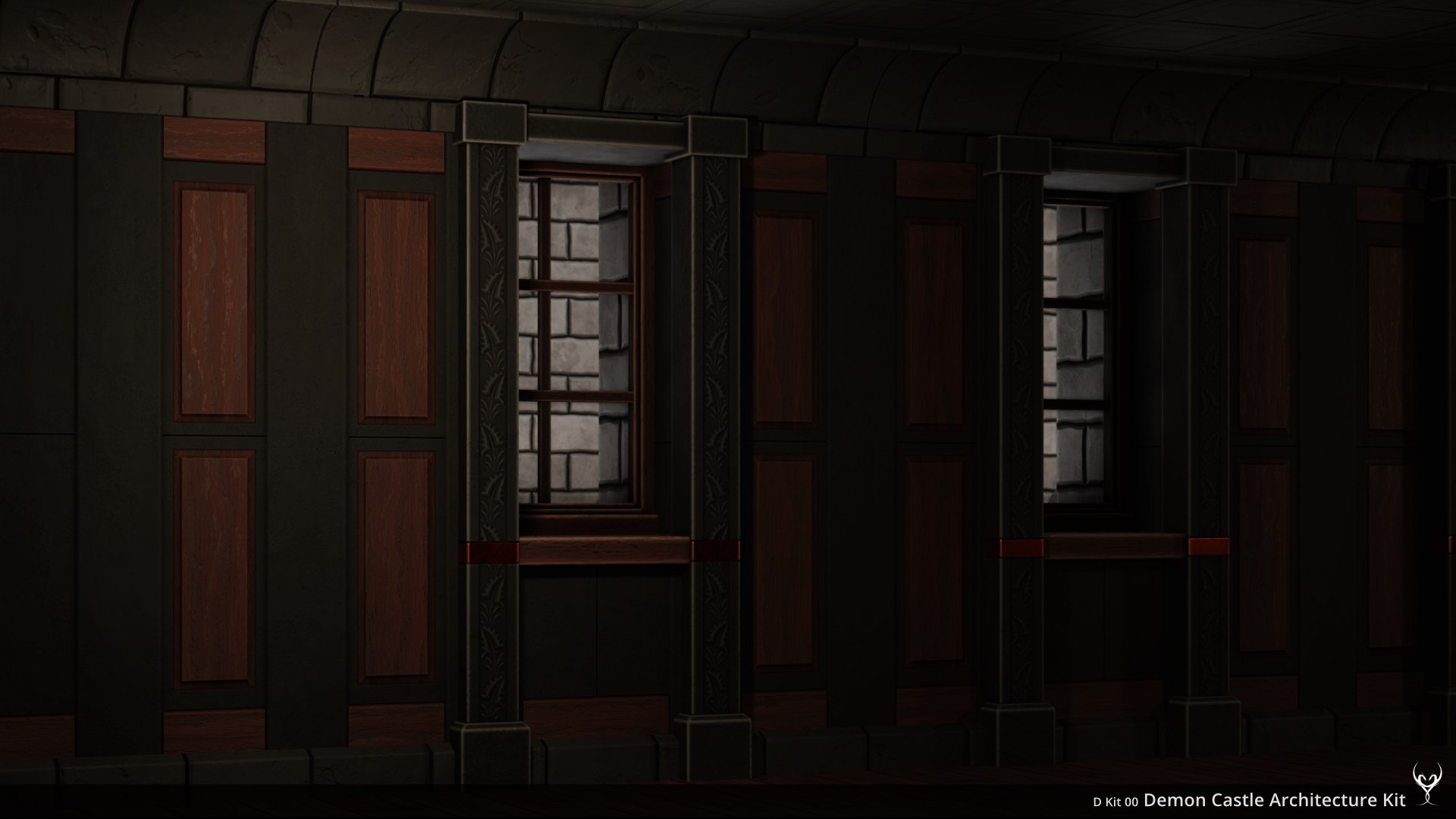 3D D Kit 00 Demon Castle Architecture Kit - Room Kit - TurboSquid 2089272