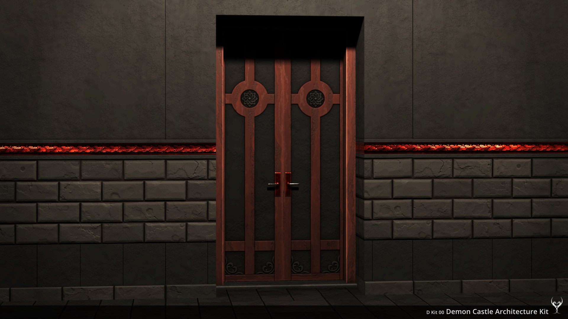 3D D Kit 00 Demon Castle Architecture Kit - Room Kit - TurboSquid 2089272