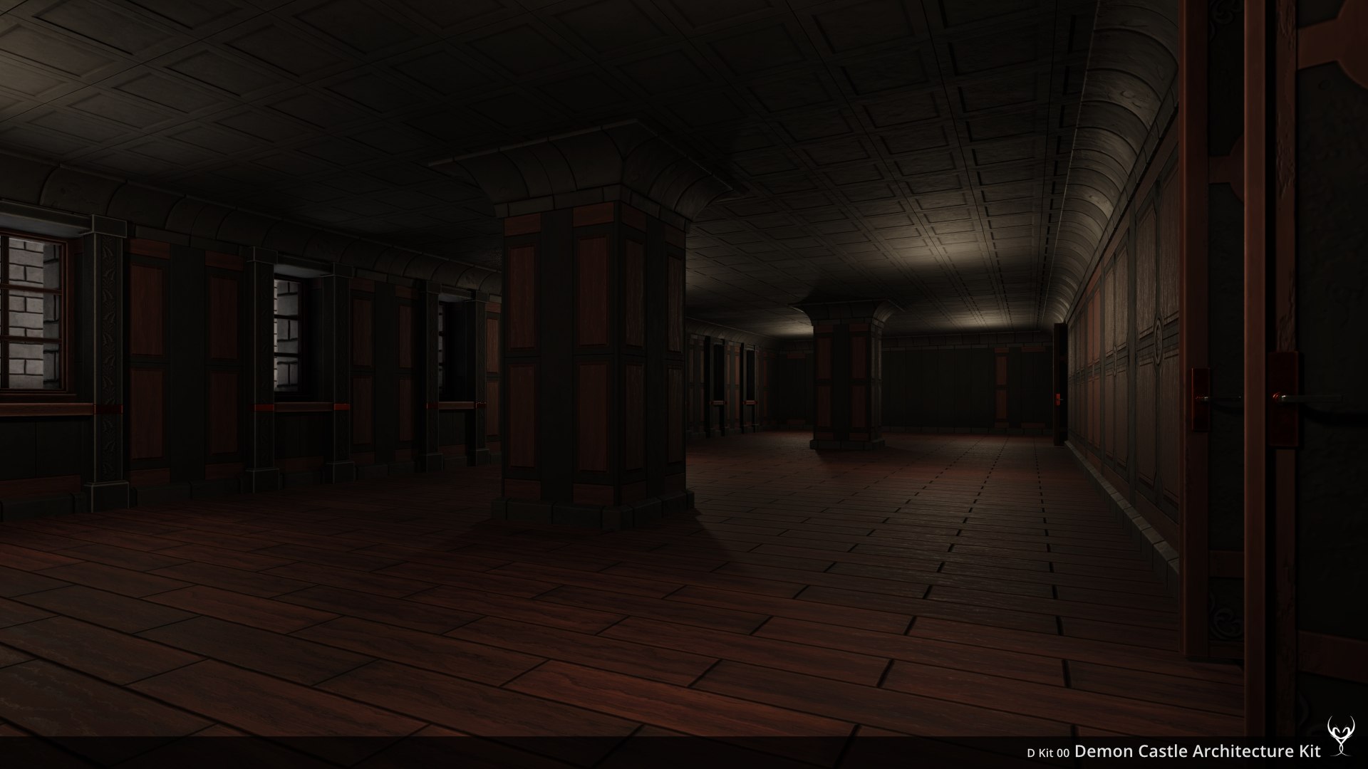 3D D Kit 00 Demon Castle Architecture Kit - Room Kit - TurboSquid 2089272