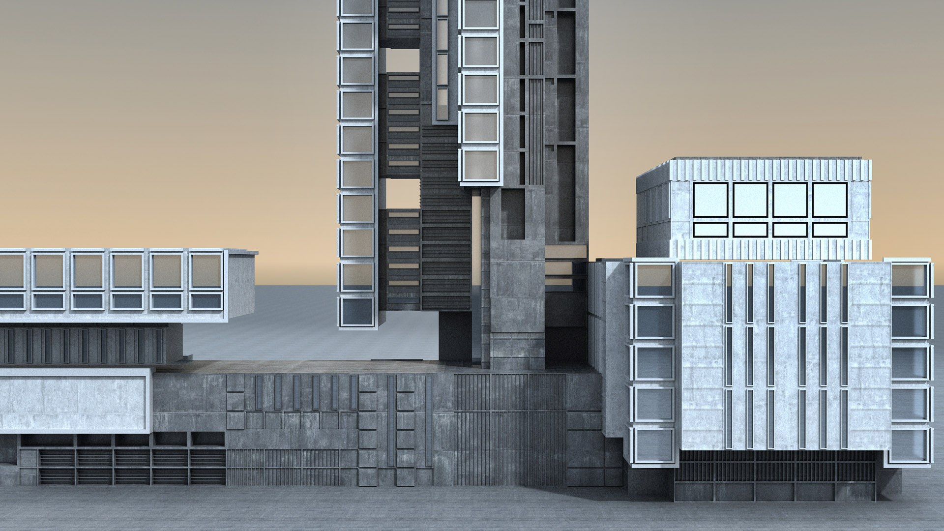Future Building 030 3D Model - TurboSquid 2293621