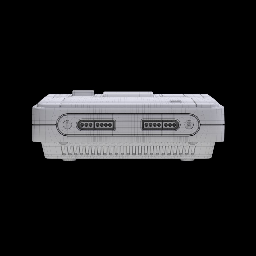 Super nintendo entertainment 3D model - TurboSquid 1708254