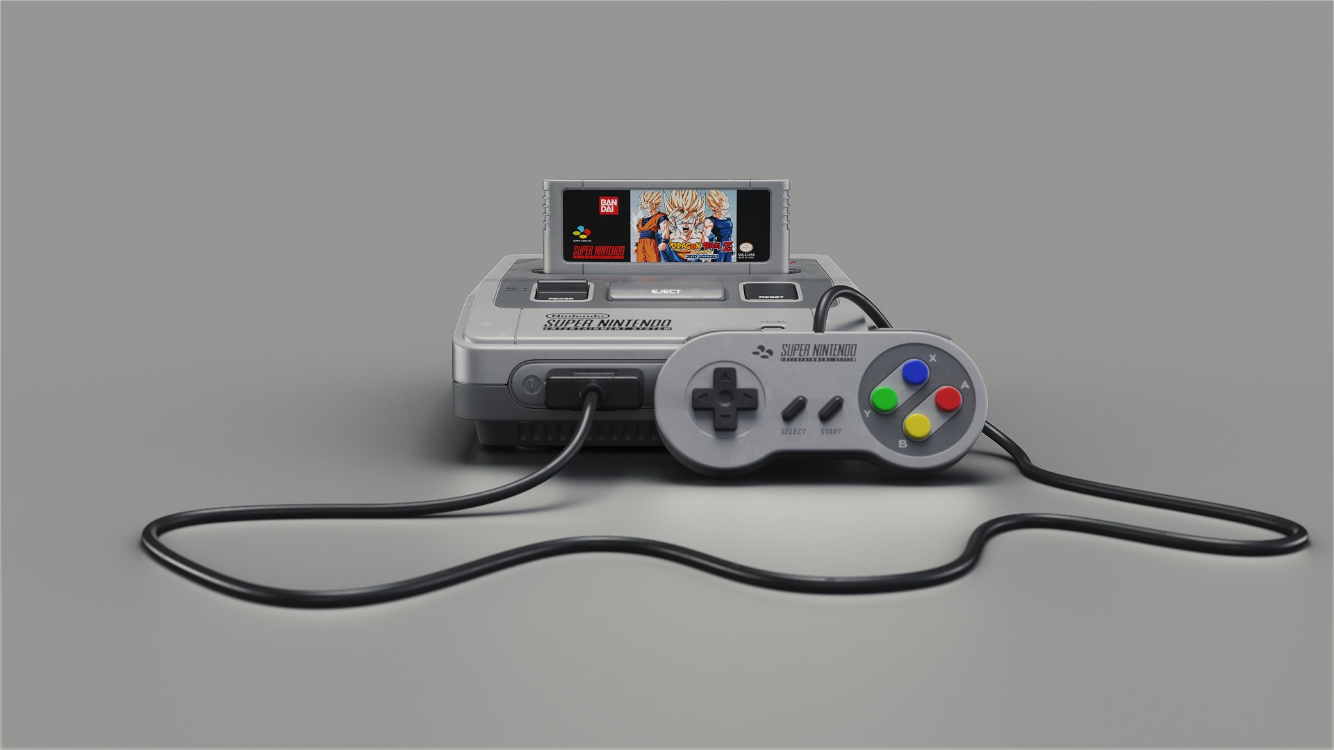Super nintendo entertainment 3D model - TurboSquid 1708254