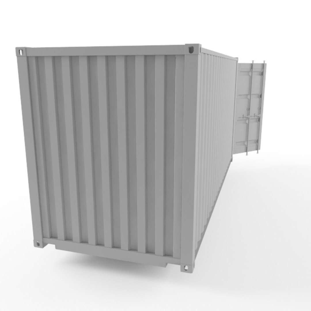 3D 20ft Shipping Container Model - TurboSquid 1302580