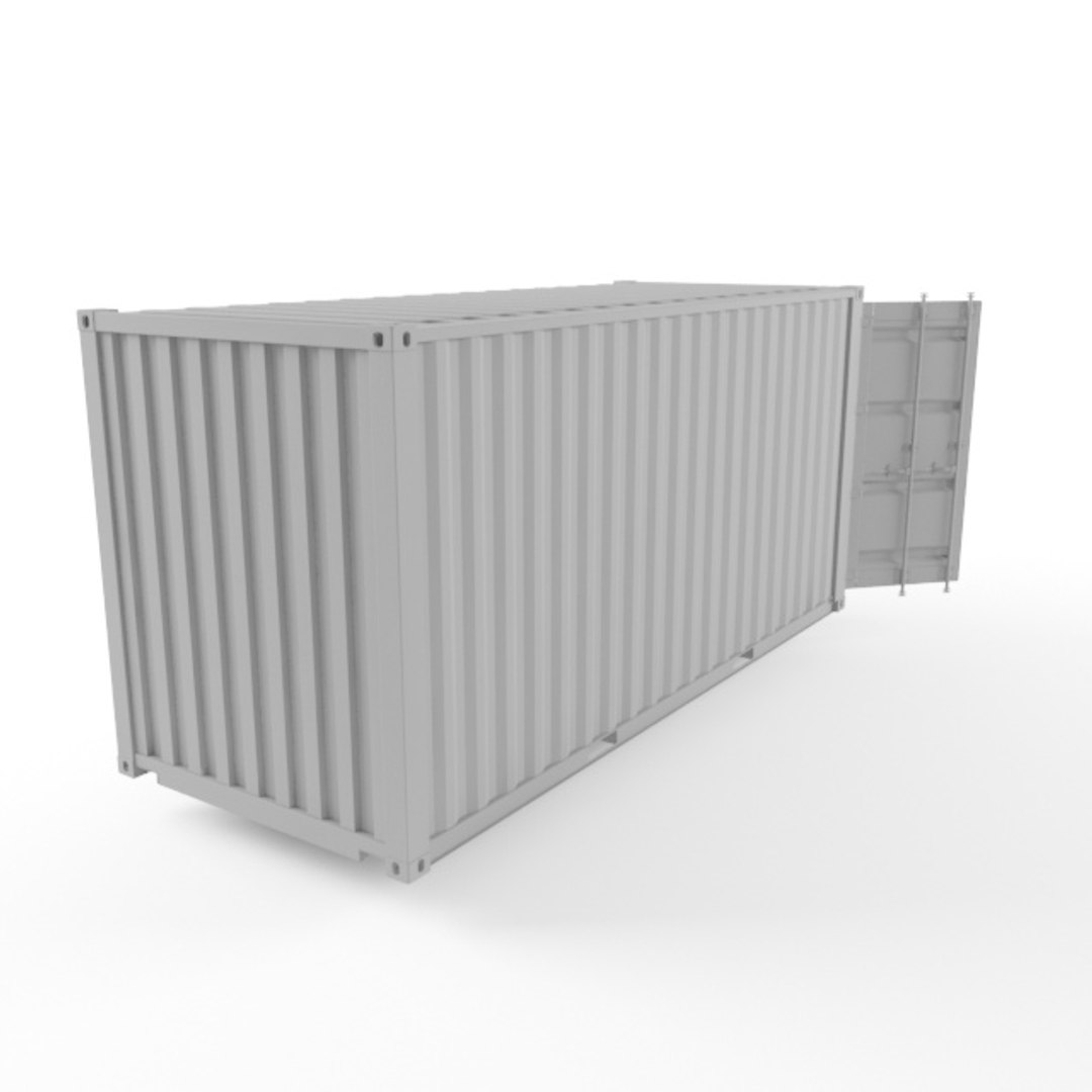 3D 20ft Shipping Container Model - TurboSquid 1302580