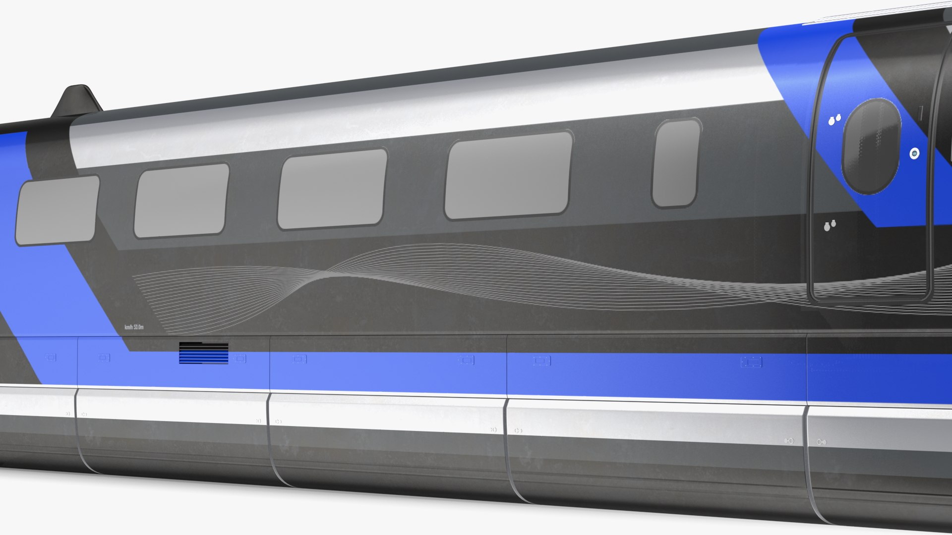 3D Magnetic Levitation Train Locomotive - TurboSquid 2080791