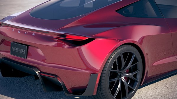 Tesla roadster 2020 3D - TurboSquid 1231795